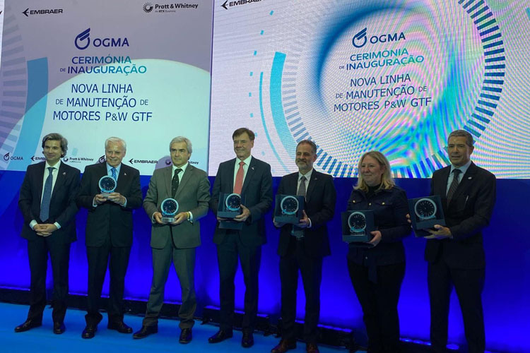 P&W, Embraer y OGMA anuncian la primera inducción de motor GTF ...