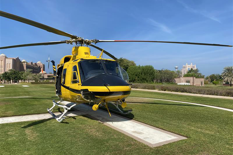 El SUBARU Bell 412EPX inició gira de demostración por Medio Oriente ...